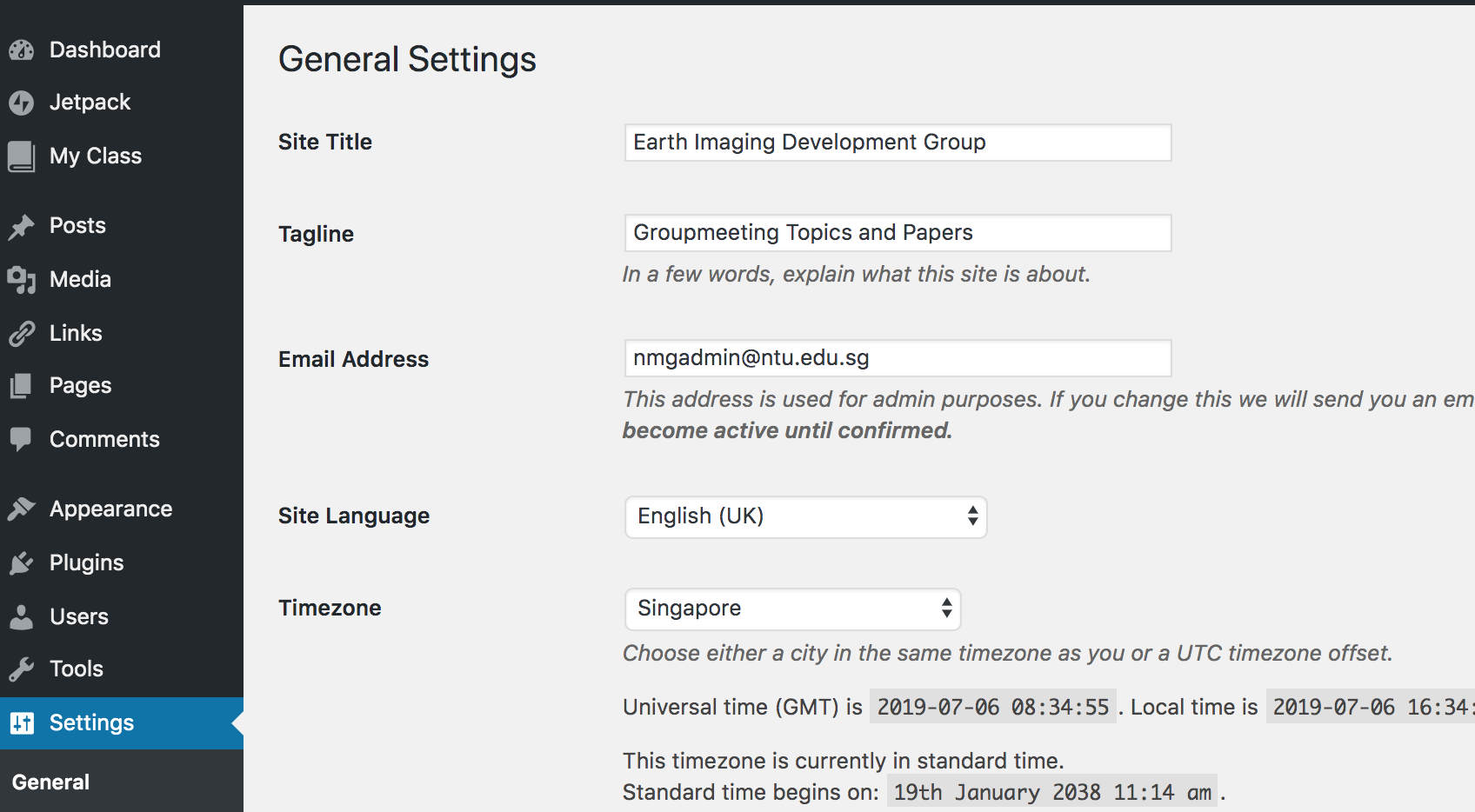 Groupmeeting Website Tutorial — MIG Documentation